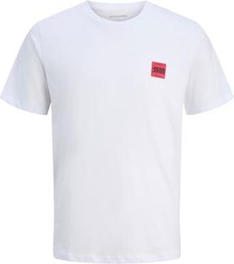 Jack & Jones Jjbrandy Tee SS Crew Neck, Blanc, M Hommes