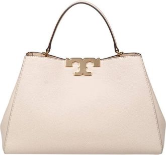 Tory Burch Tory Burch Shopper & Totes - Eleanor Satchel Leather Bag In Stone - Gr. unisize - in Beige - f&uuml;r Damen