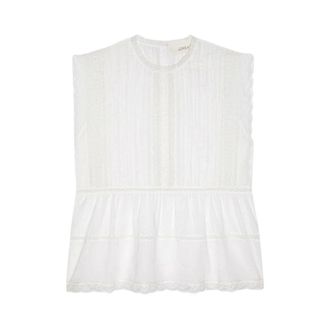 The Great. THE Great, Femme, Tops, Blanc, Taille: 36 FR Top Sonnet