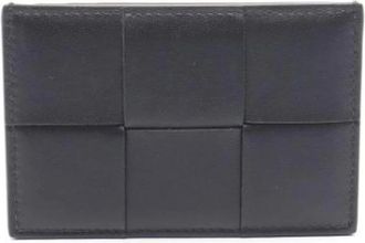Bottega Veneta unisex, Pre-owned, Noir, Taille: ONE Size Portefeuille en cuir Pre-owned