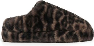 Apparis Chaussons Misha L&eacute;opard Fibres Recycl&eacute;es Apparis