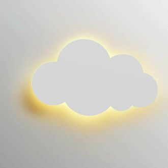 Neige Applique murale - Lumi&egrave;re nuageuse - Pour int&eacute;rieur - Moderne - Abat-jour en acrylique avec lampes led int&eacute;gr&eacute;es - Pour chambre denfant - &Eacute;clairage