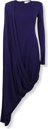 Sportmax Femme, Robes, Violet, Taille: 40 FR Ariete 1234 Draped Jersey Dress
