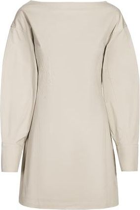 Topshop kurz gebogenes Kleid - braun