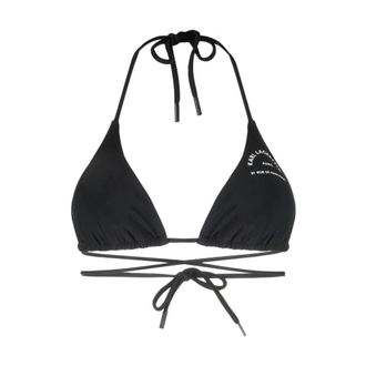 Karl Lagerfeld Triangle Bikini Top - - Swimwear - Damen - Schwarzk - S