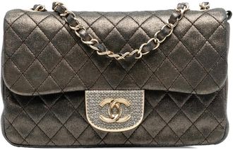 Chanel Hobo Bags - Small Metallic Iridescent Pearl CC Crystal Single - Gr. unisize - in Braun - f&uuml;r Damen
