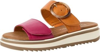 Marco Tozzi Damen Pantoletten aus Leder mit Schlie&szlig;e, Rosa (Pink Comb), 40 EU