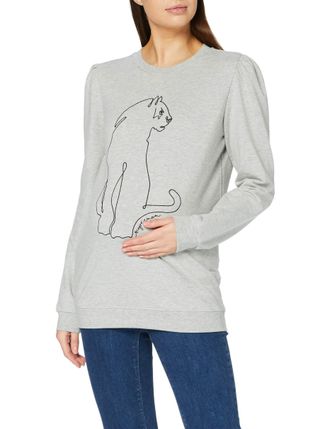 Noppies Sweater ls Leopard Grey