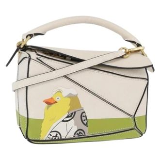 Loewe Pre-owned Mini Handtasche - - Pre-owned - Damen - Wei&szlig; - ONE SIZE