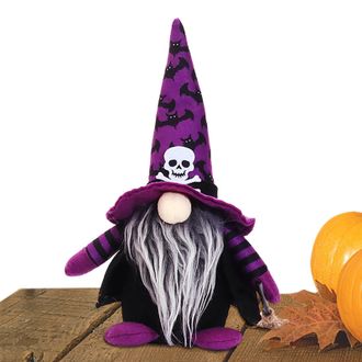 Generic Elf Puppe ohne Gesicht - Pl&uuml;sch Halloween Wichtel - Puppe ohne Gesicht, gef&uuml;llte Dekoration mit GNOME, Ornamente gesichtslose Sammelfigur f&uuml;r Hallowee