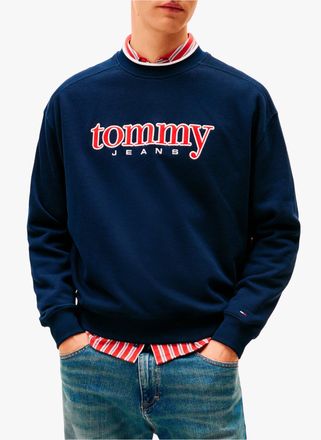 Tommy Hilfiger Sweat col rond en coton m&eacute;lang&eacute;