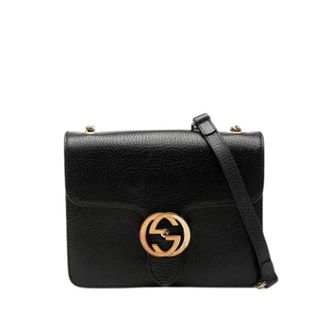 Gucci Sac bandouli&egrave;re Pre-owned - Femme - Pre-owned - Noir - Taille: ONE Size