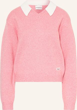 Claudie Pierlot Claudie Pierlot Pullover Mit Abnehmbarem Kragen pink