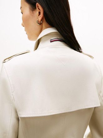 Tommy Hilfiger Trenchcoat SLIM COTTON MIDI TRENCH
