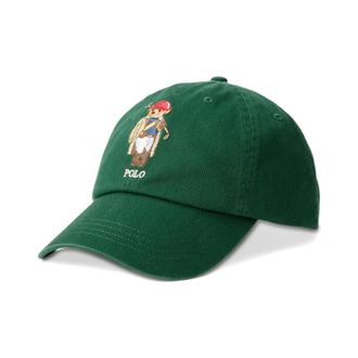 Polo Ralph Lauren Homme, Accessoires, Vert, Taille: ONE Size Casquette de baseball en coton avec logo