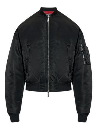 Dsquared2 veste bomber à fermeture zippée - Noir