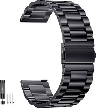 Generic 14/16/18/20/22 mm Metall-Uhrenarmband, Edelstahl-Schnellverschlussarmband f&uuml;r M&auml;nner und Frauen