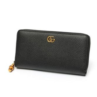 Gucci Pre-owned Leder Geldb&ouml;rse - - Pre-owned - Damen - Schwarzk - ONE SIZE