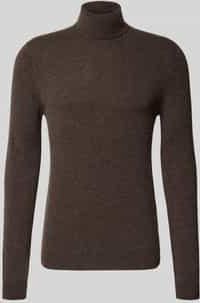 Mc Neal Regular Fit Rollkragenpullover aus Woll-Mix mit Kaschmir-Anteil