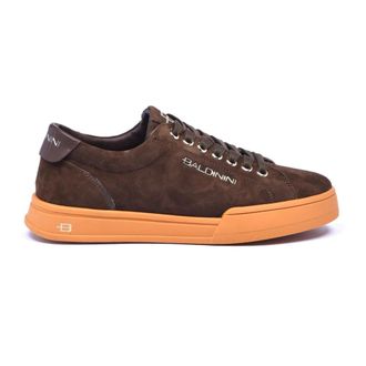 Baldinini Baskets en cuir su&eacute;d&eacute; marron - Femme - Chaussures - Brun - Taille: 40 EU
