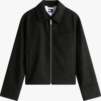 Tommy Hilfiger Veste courte en laine m&eacute;lang&eacute;e