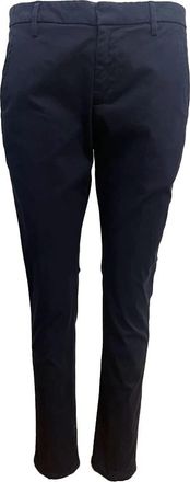 Dondup Slim Fit Chinos in Marineblau - - Trousers - Herren - Blau - W35