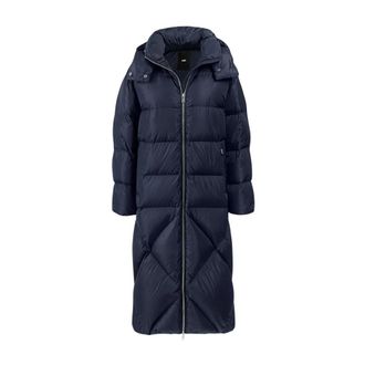 Add Daunenmantel mit Kapuze Nylon Gloss - - Coats - Damen - Blau - M