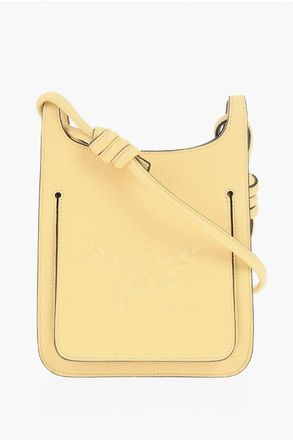 MCM Textuted Leather Mini Shoulder Bag size Unica