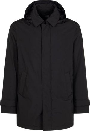 Herno Homme, Manteaux, Noir, Taille: 2XL Smooth Down Jacket