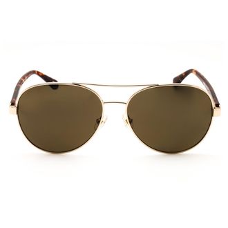 Kate Spade New York Averie Sonnenbrille In Gold Mit Braunen Details