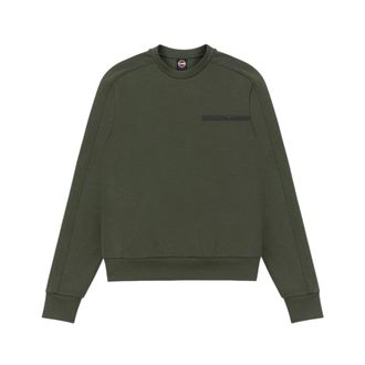 Colmar Homme, Sweatshirts et sweats &agrave; capuche, Vert, Taille: S Cotton Interlock Crew-neck SweaT-shirt