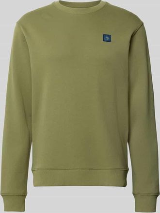 Scotch & Soda Sweatshirt mit Label-Badge und Rundhalsausschnitt