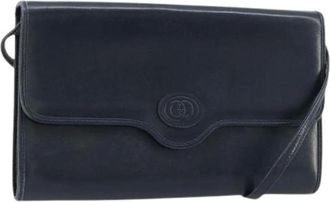 Gucci Sac bandouli&egrave;re vintage Pre-owned - Femme - Pre-owned - Bleu - Taille: ONE Size