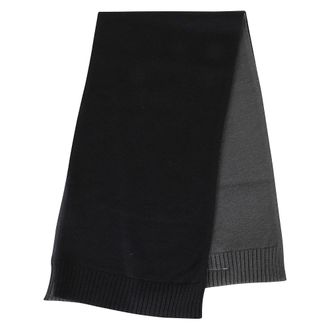 Maison Margiela Zweifarbiger Rippschal - - Accessories - Herren - Schwarzk - ONE SIZE