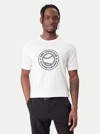 HUGO BOSS T-Shirt TS_Join Logo 50553648 Wei&szlig; Regular Fit