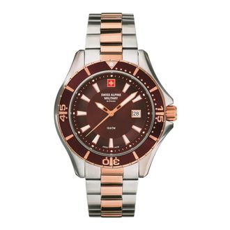 Swiss Alpine Military Nautilus 7040.1156 Uhr - - Accessories - Herren - Braun - ONE SIZE