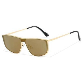 Generic Lunettes De Soleil D&eacute;coratives En M&eacute;tal For Homme Et Femme, Id&eacute;ales For Lext&eacute;rieur, Les Vacances La Conduite(Brown)