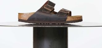 Birkenstock CHAUSSONS BIRKENSTOCK ARIZONA MARRON