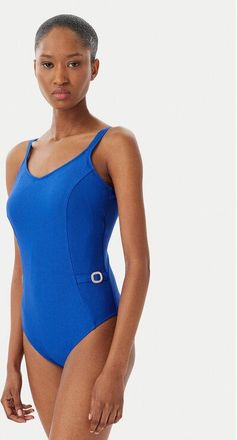 Selmark Badeanzug BN373 Blau