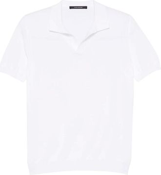 Tagliatore Homme, Tops, Blanc, Taille: 3XL Keith Polo Tricot Manches Courtes