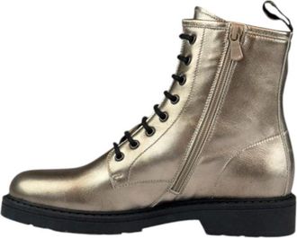 Nero Giardini I412006D Biker-Boots F&uuml;r Damen Aus Leder - Gold 37 EU