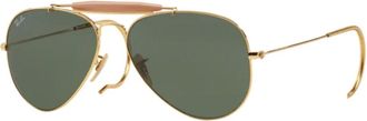 Ray-Ban unisex, Accessoires, Jaune, Taille: 58 MM Outdoorsman Rb3030 Lunettes de soleil