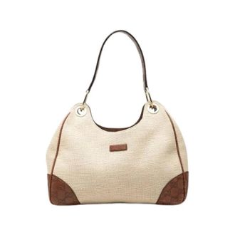 Gucci Sac bandouli&egrave;re vintage doccasion - Femme - Pre-owned - Beige - Taille: ONE Size