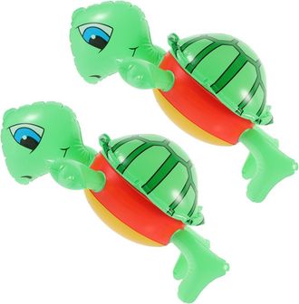 NUOBESTY 2 Stück Aufblasbare PVC Schildkröten Ballons Poolspielzeug und Party Deko Vielseitiges Geburtstags und Fotorequisit für Erwachsene