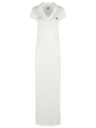 Courr&egrave;ges Robe Courr&egrave;ges en Polyester Blanc