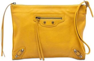 Balenciaga Sac pochette Pre-owned - Femme - Pre-owned - Jaune - Taille: ONE Size