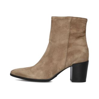 Lina Locchi Taupe Wildleder Stiefeletten - - Shoes - Damen - Beige - 38 EU