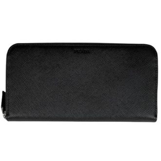 Prada Pre-owned Vintage Long Wallet (bi-fold) - - Pre-owned - Damen - Schwarzk - ONE SIZE