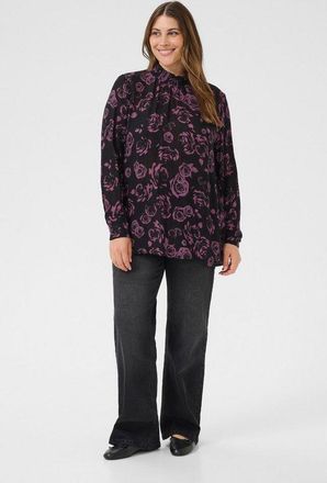 Kaffe Curve Langarmbluse Langarm-Bluse KCami Gro&szlig;e Gr&ouml;&szlig;en