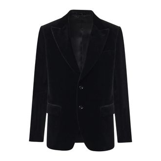 Lardini Blazer en velours &agrave; un bouton - Homme - Vestes - Noir - Taille: L
